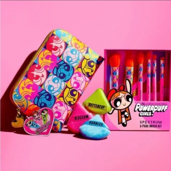 Spectrum | Makeup | Spectrum Powerpuff Girls Bundle Brush Set Puffs Bag ...